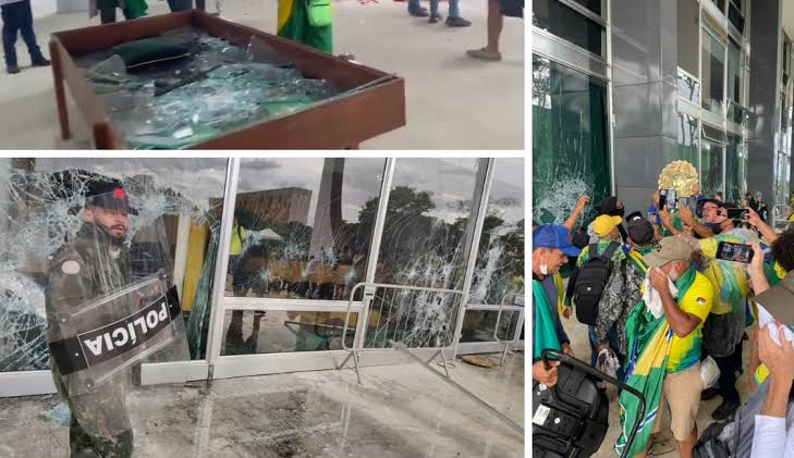 Interior do STF fica destruído após invasão de manifestantes golpistas ...
